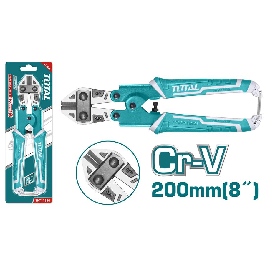 Mini bolt cutter 8″ TOTAL-THT11386 – Tools3m.com