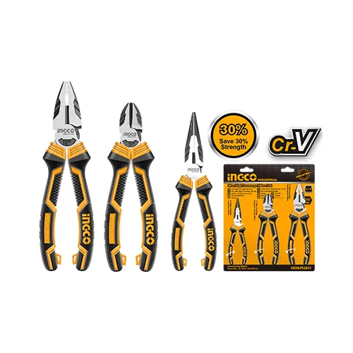 3Pcs High Leverage Pliers Set Ingco – Hkhlps2831 – Tools3m.com